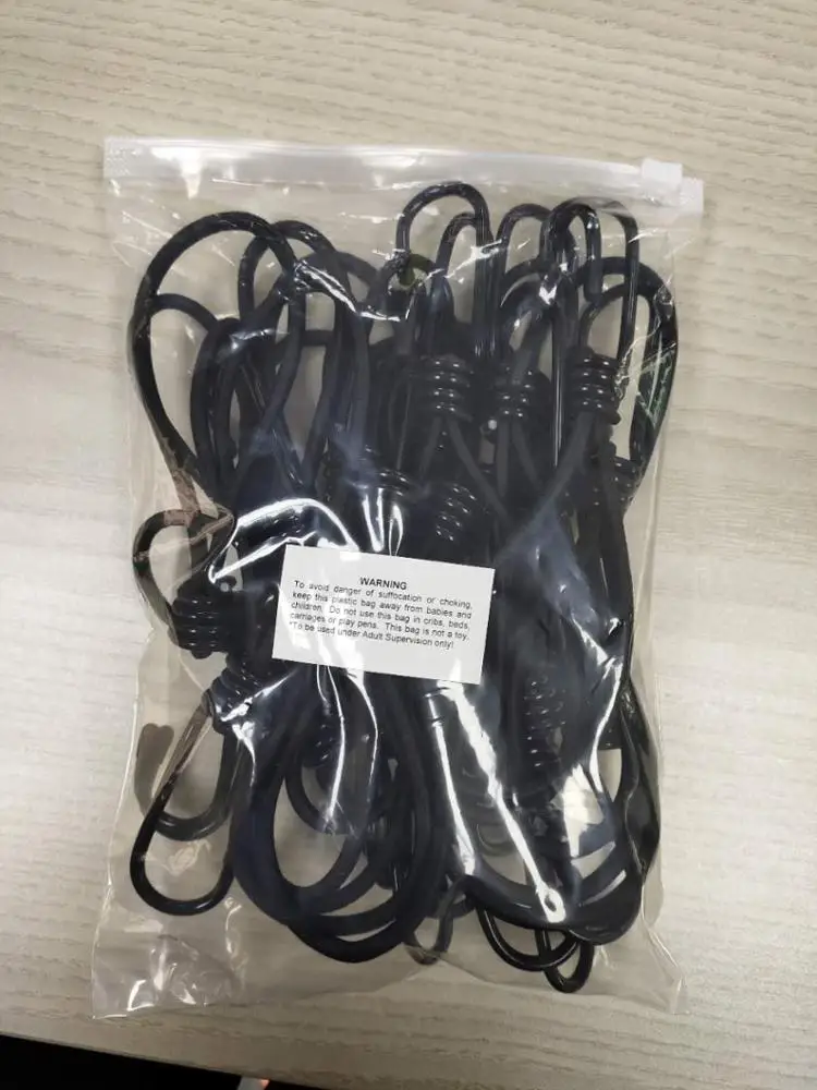 6mm Bungee Shock Cord Loop Hook Ties With Metal Hook - Buy Bungee Cord ...