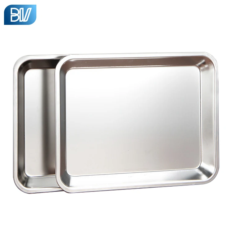 304 Stainless Steel Oven Baking Pan Tray Dishes Multiple Specifications ...