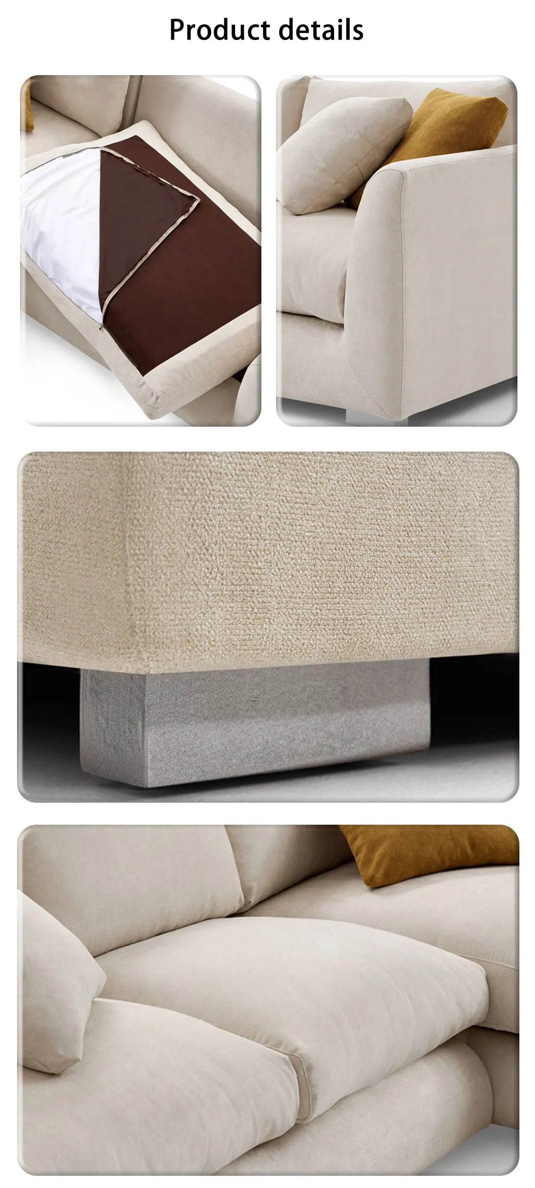 Modern Design L Shape Lounge Suite - Red White Couch Sofa