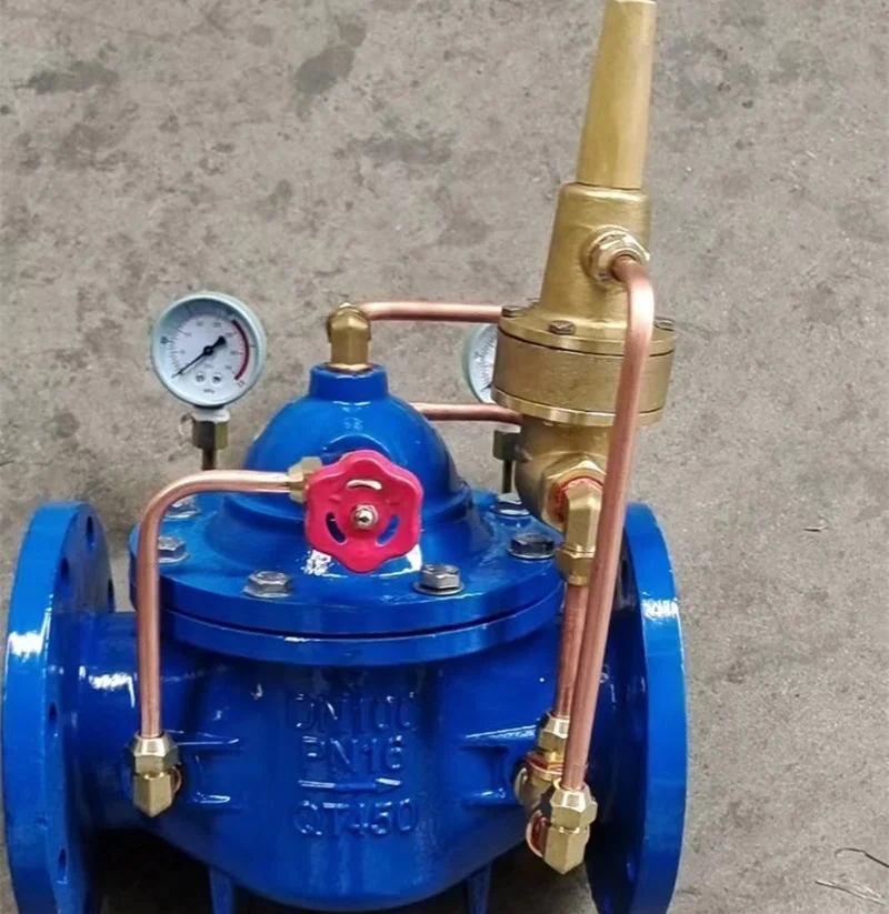 Hydraulic Control Valve Flange Electric Control Valve Dn50-800 Tap ...