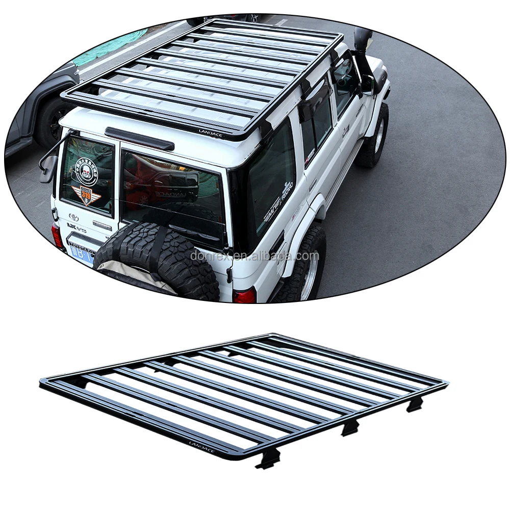 Land Cruiser Cargo Carrier Basket Car Roof Rack Lc76 Aluminium Alloy ...
