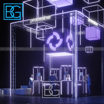 Multi Storey Exhibition Metal Aluminum Frame Exhibition Led Trade Show ...