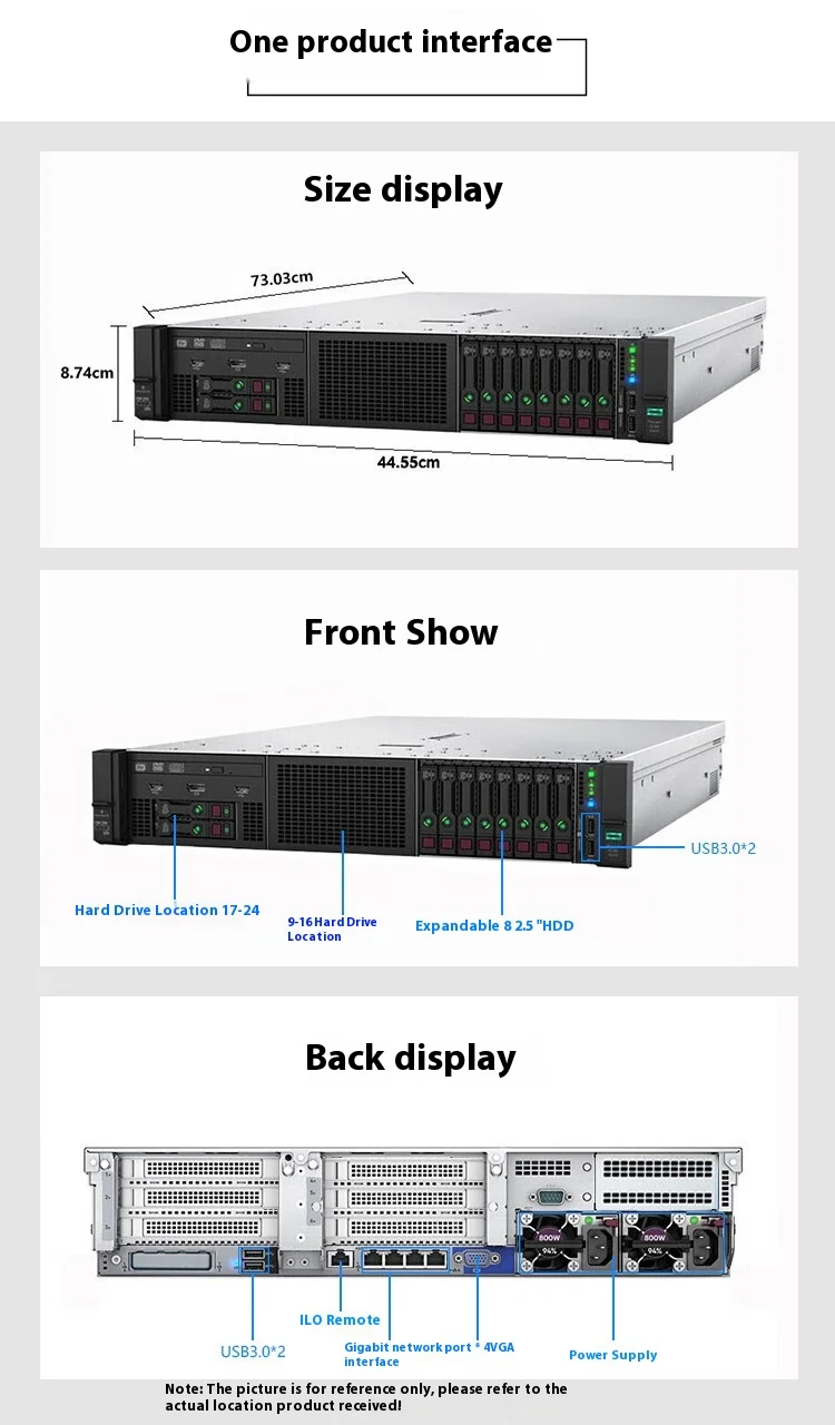HPE ProLiant DL380 Gen10 Serve 2U Rack Intel Xeon in Stock 6248R 64G 3 ...