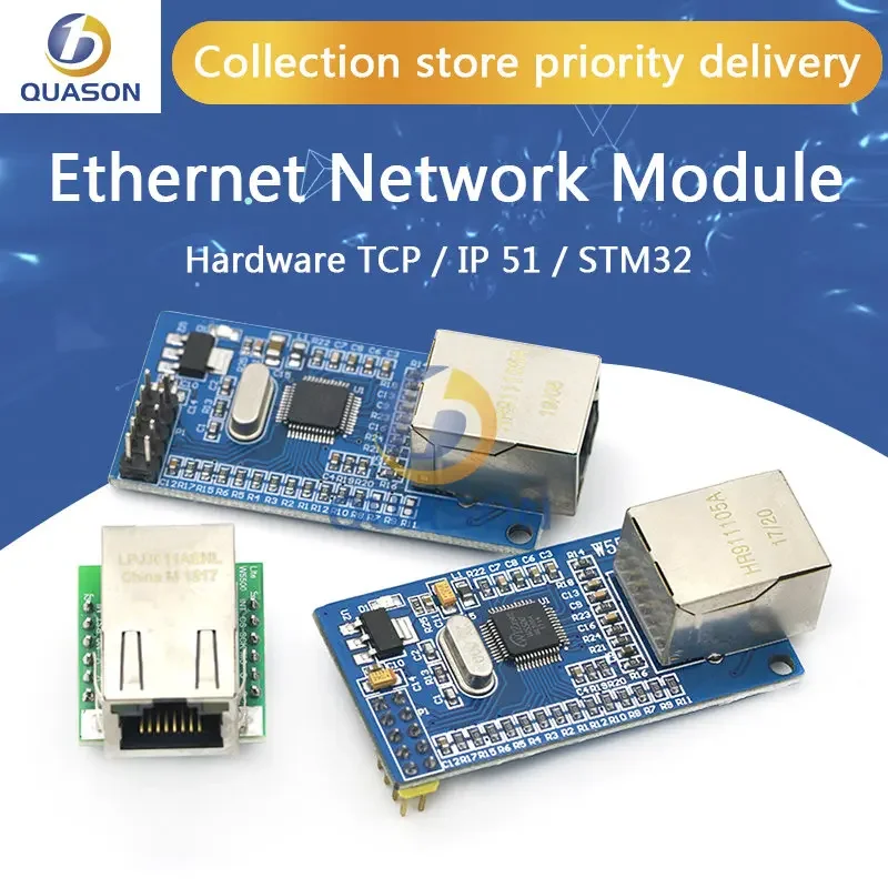W5500 Ethernet Network Module Hardware Tcp Ip 51 Stm32 Microcontroller Program Over W5100 