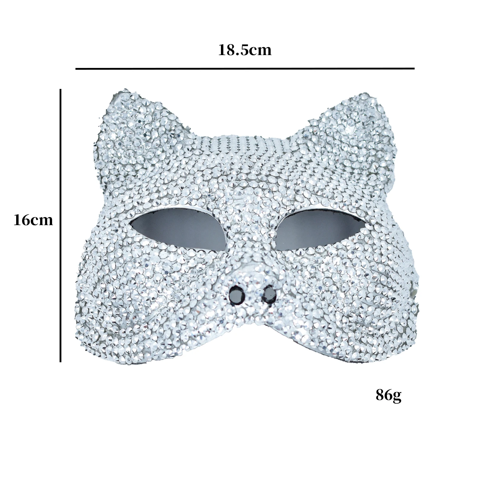 Shiny Cat Ear Masks Cosplay Halloween Party Costume Accessories Sexy ...