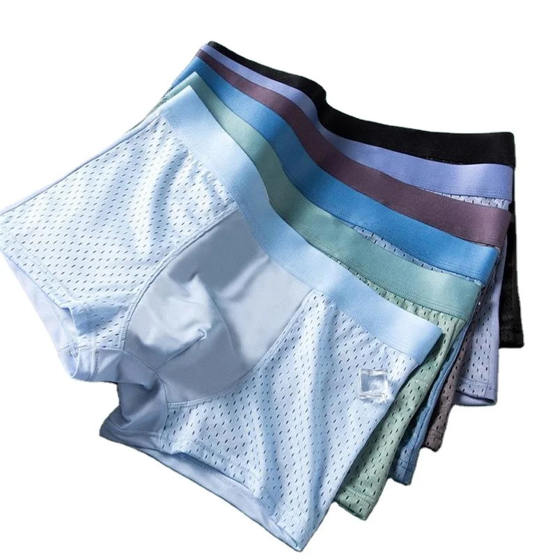 Modal Men's Panties Mesh Adults For Men Knitted Breathable Bamboo Fiber ...