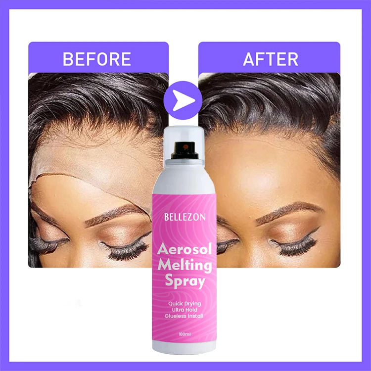 Wholesale 180ml Aerosol Lace Frontal Melt Strong Hold Lace Melting ...