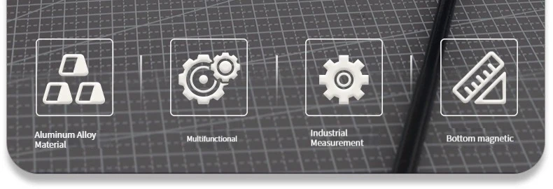 Deli 700400B Tool Level Ruler High Precision Balancer Strong Magnetic ...
