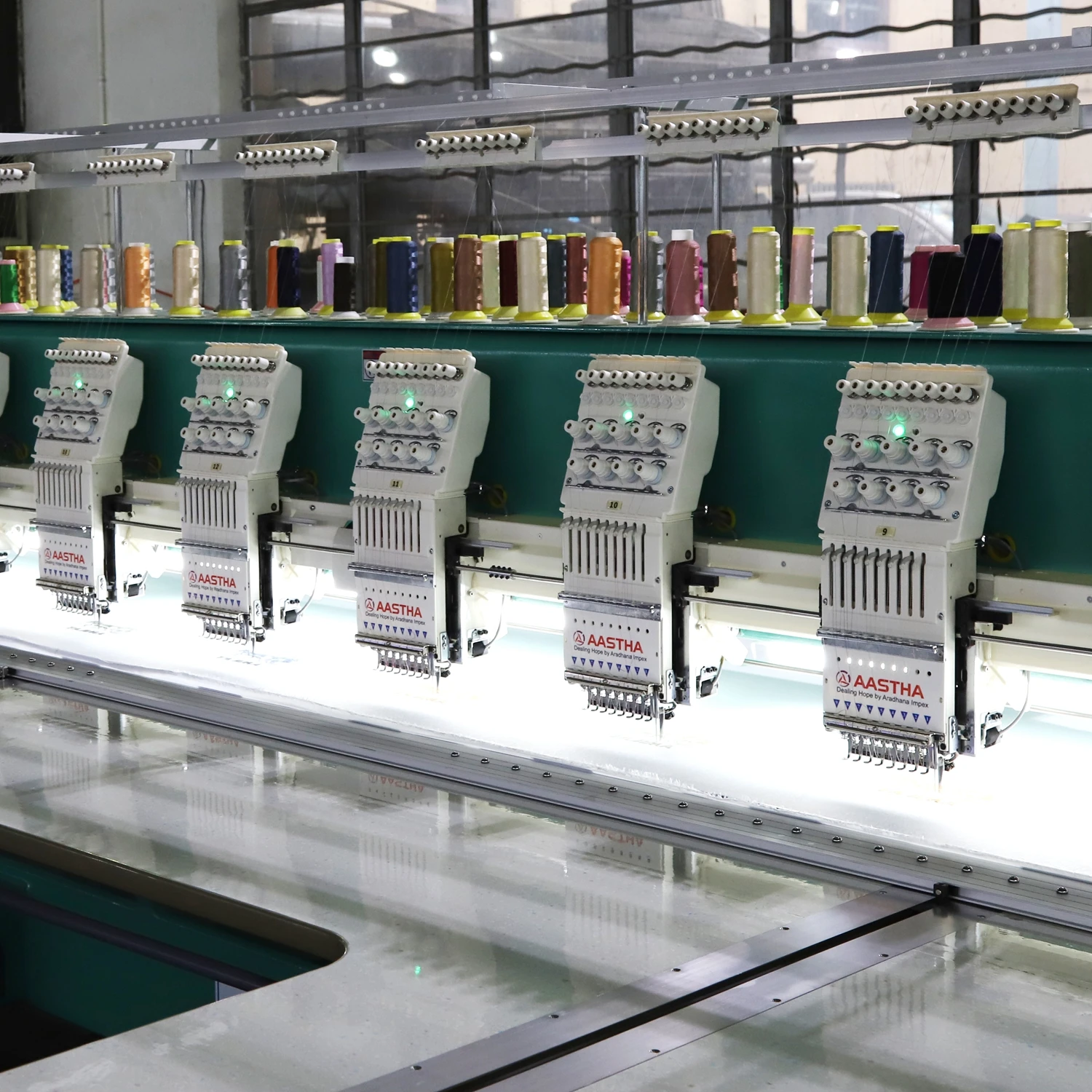 Industrial Embroidery Sewing Machine 24 Heads Embroidery Machine Normal ...
