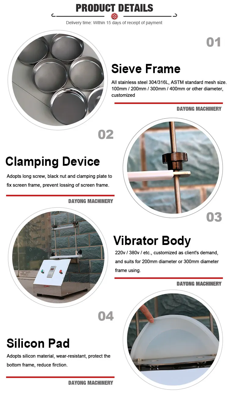 Rotap Test Analysis Sieve Shaker Apparatus - DAYONG