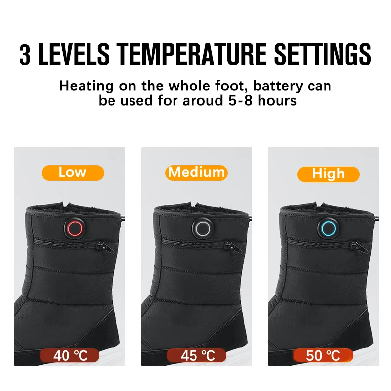 2022 New Arrival Electric Shoes With Battery Powered Foot Warmer ...