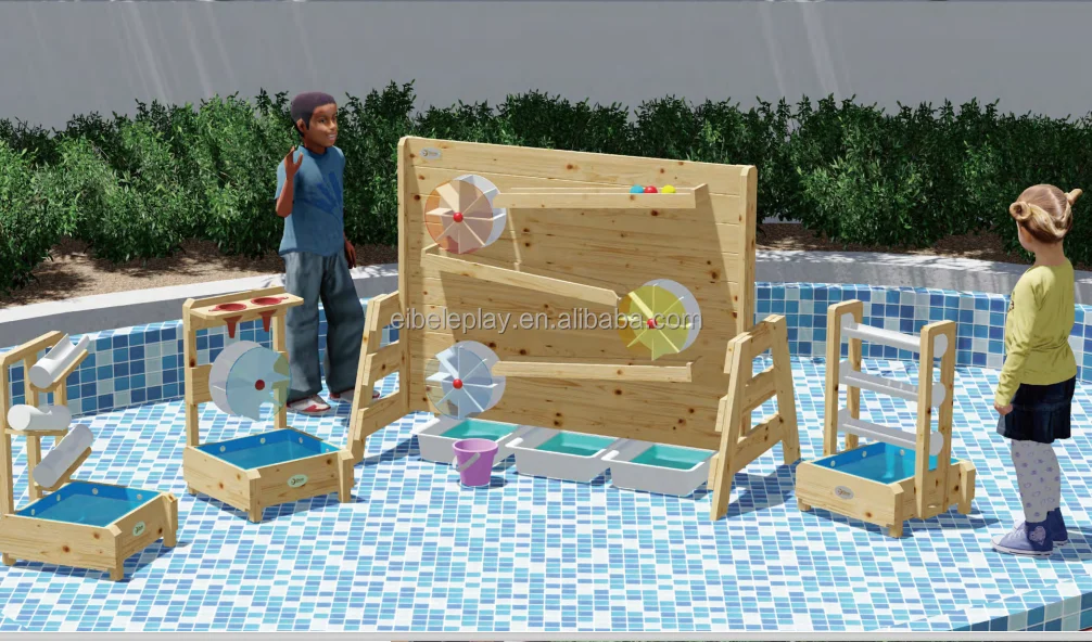 Outdoor Educational Classroom Furniture - Solid Wood Set