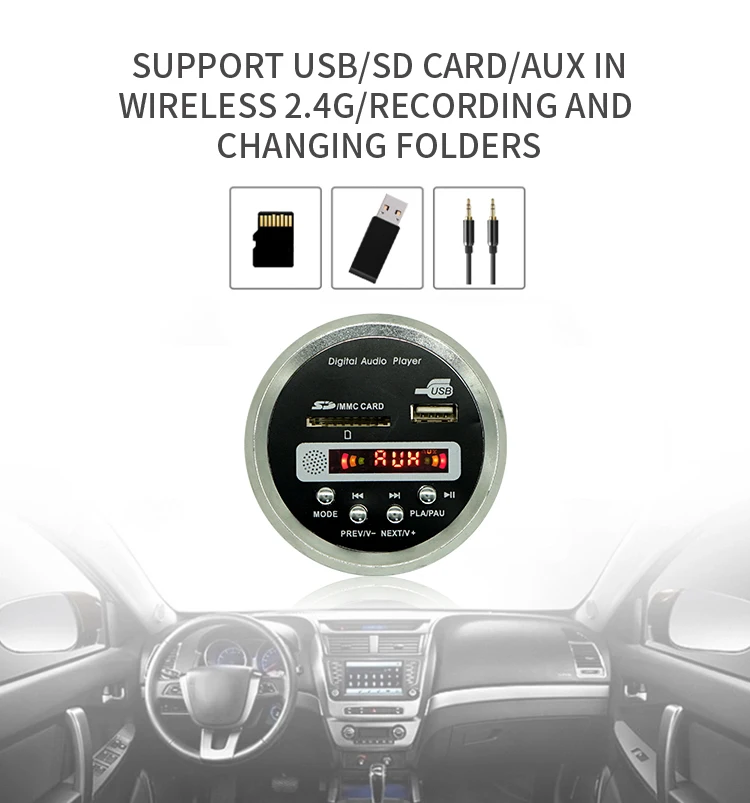 JQ Factory Hotsale Bluetooth MP3 Player Board Module 12V