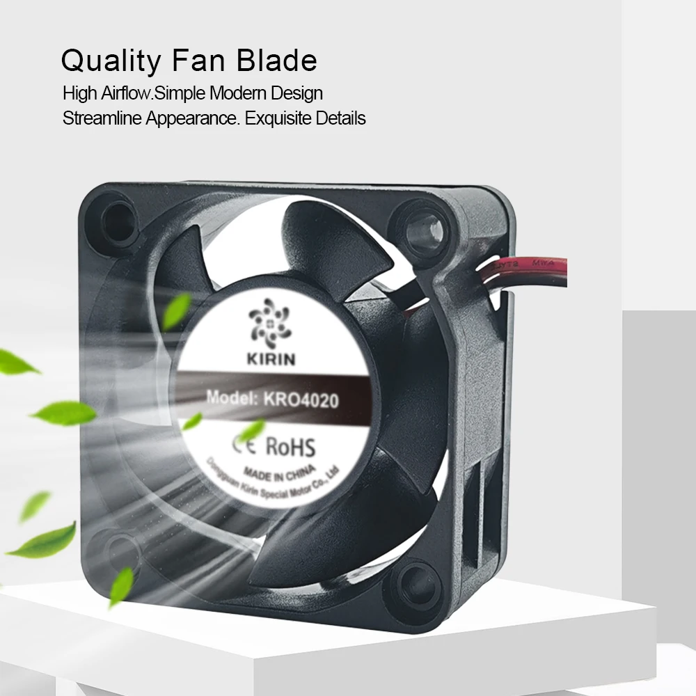 40mm 4020 Mini Axial Flow Fans 40*40*20mm 6500rpm 24v DC Cooling Fan ...