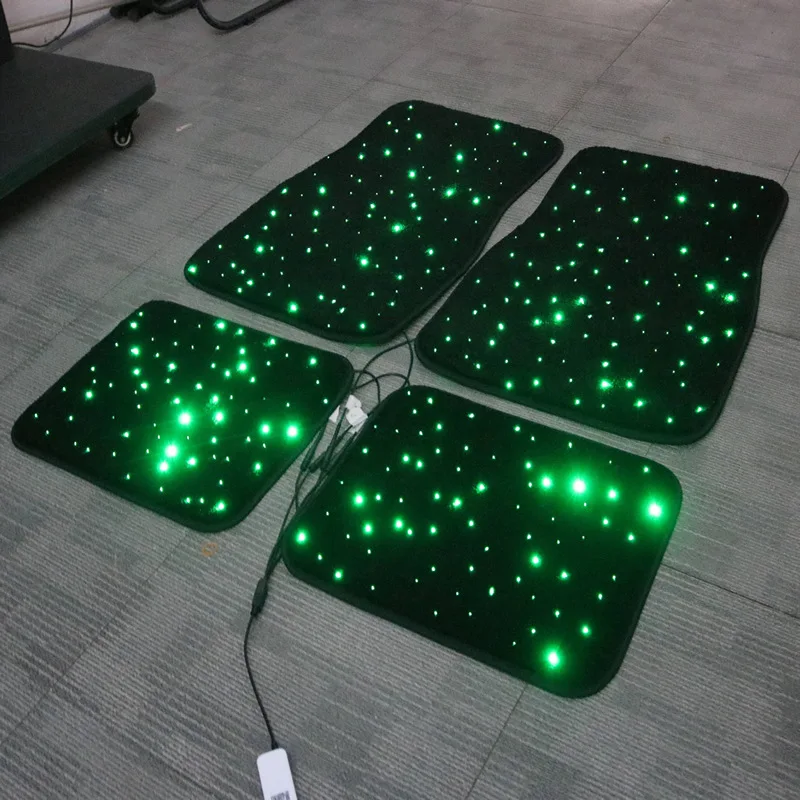 Luminous Car Floor Mats - Star Light LED Rugs for Model 3