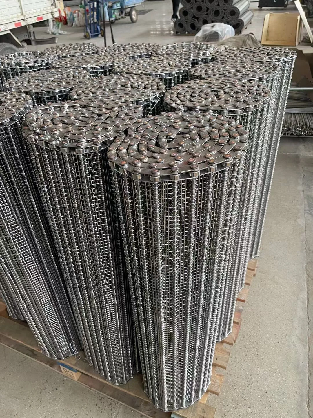 Stainless Steel Wire Mesh Chain Conveyor Belt Woven Mesh Metal Belt ...