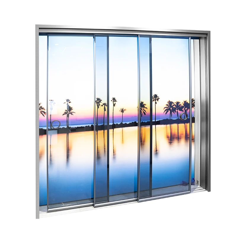 Modern Style Narrow Border Design Frameless 8mm Single Glass Slim ...