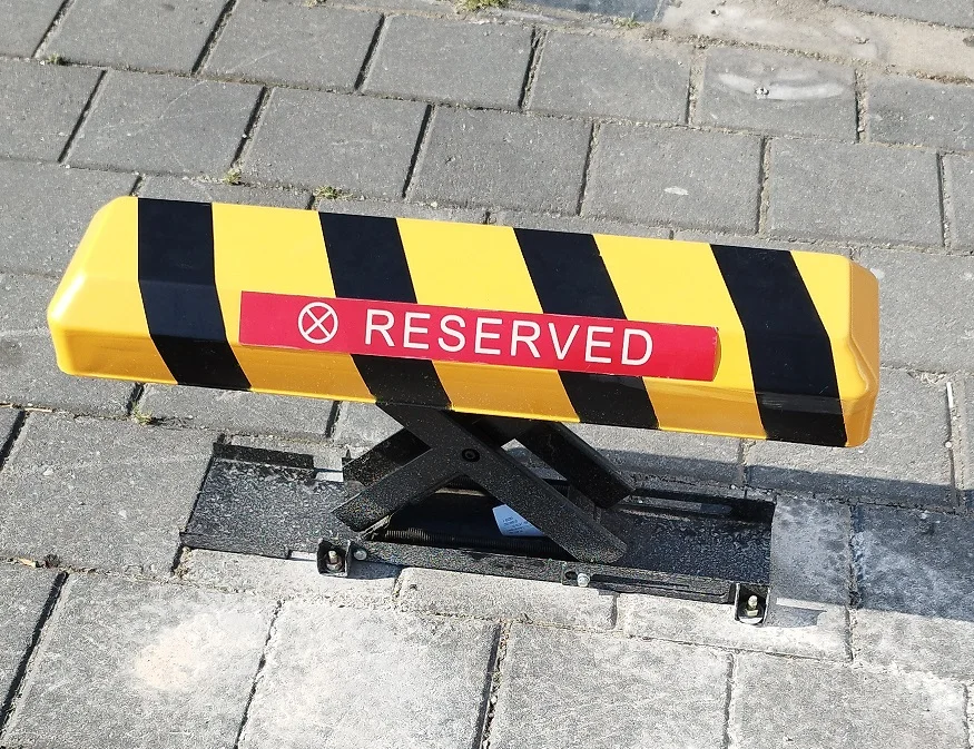 Reserved Parking Sign - Automatic Remote Control Blocker