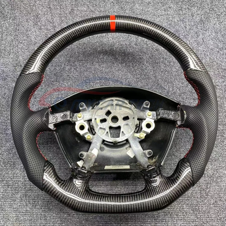 Customized Chevrolet Corvette C5 Carbon Fiber Leather Steering Wheel