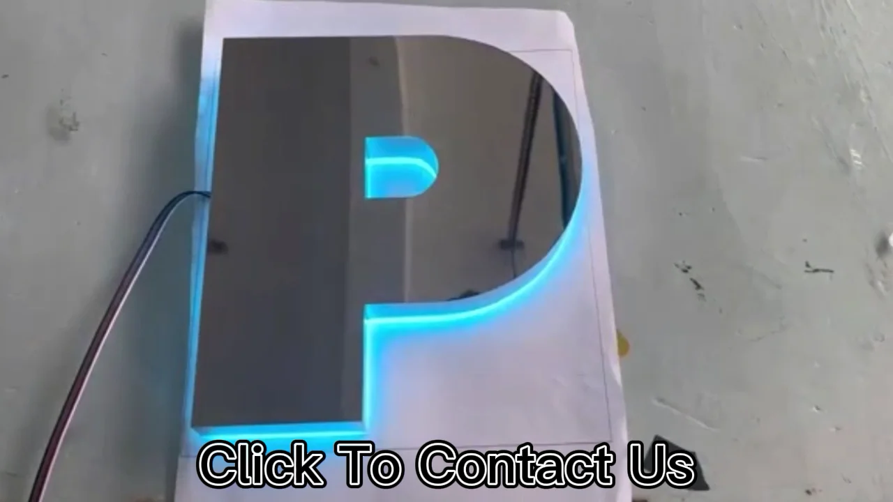 Factory Customized Free Design Letter Signage Back-lit Electronic ...