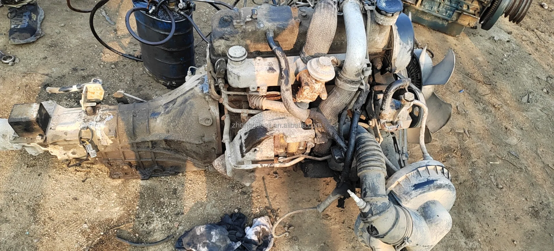 Good Condition 4d56 Used Turbo Engine 4d56t Complete Engine Assy - Buy ...