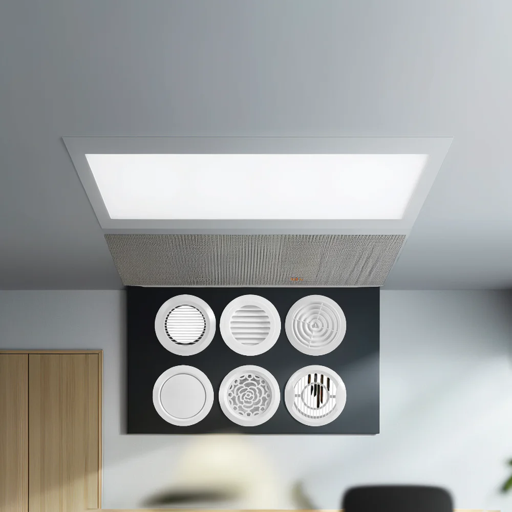 Air Conditioning Ceiling Vents Plastic Disc Valve Outlet Cover ...