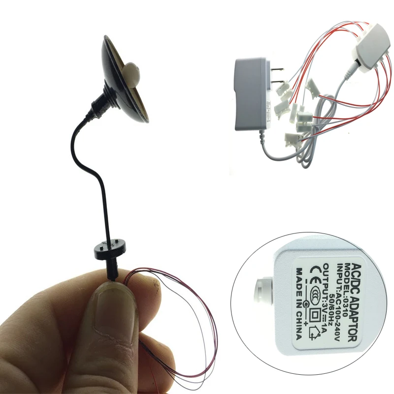 3v Architecture Model Wall Light Railway Train Ho Scale Warm White Led ...