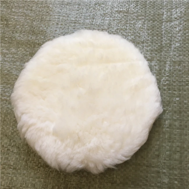 130mm 5inch Lamb Australian Wool Polishing Pad - Buy Lamb Wool Pad ...