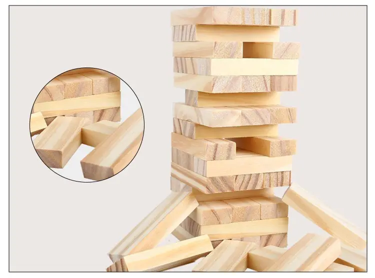 Premium Mini Wooden Tumble Tower - Fun for All Ages