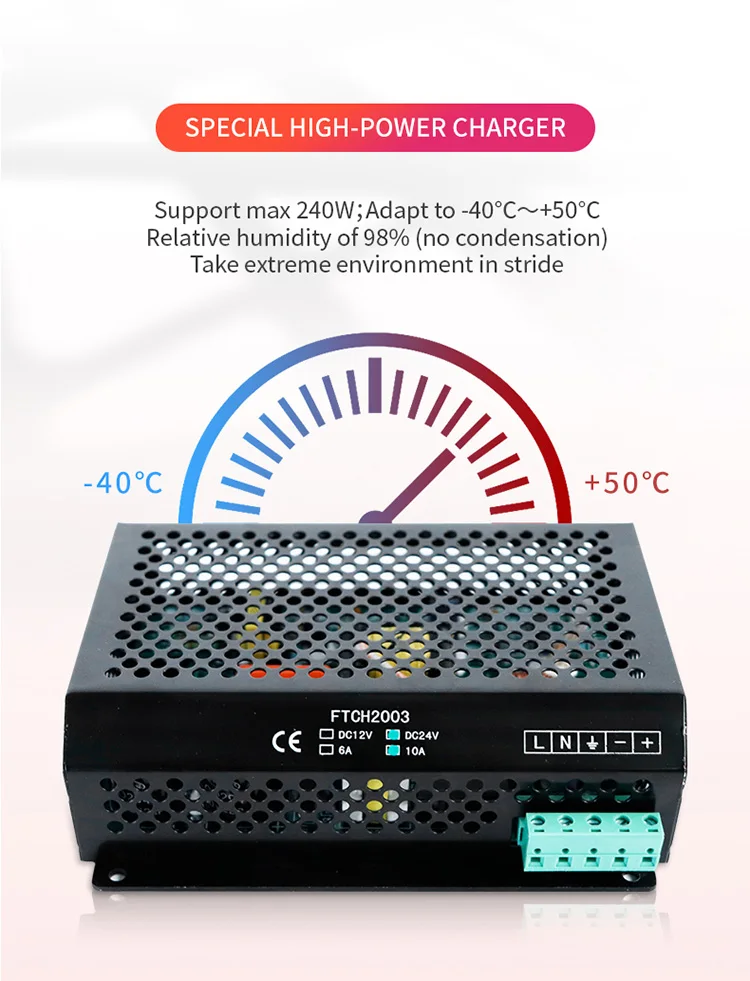 Fortrust- Genset Battery Charger Ftch2003 12v 24v Diesel Generator ...