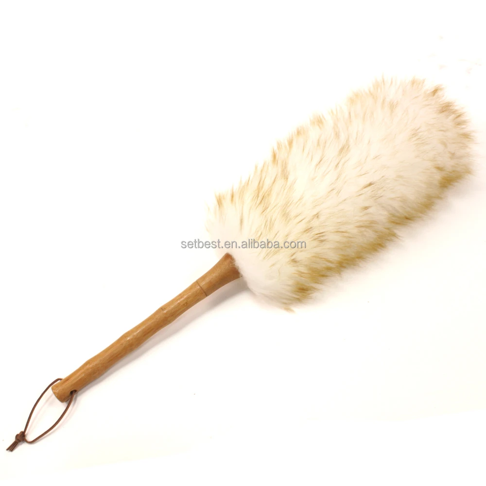 Lambs Wool Duster With Telescopic Plastic Handle Pole - Buy Wool Duster ...