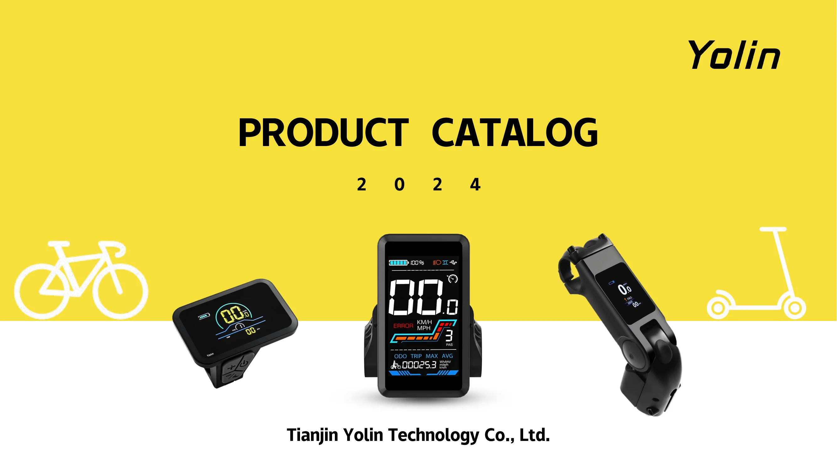 Yolin YL-91F-H E Bike Meter - High Quality LCD Screen