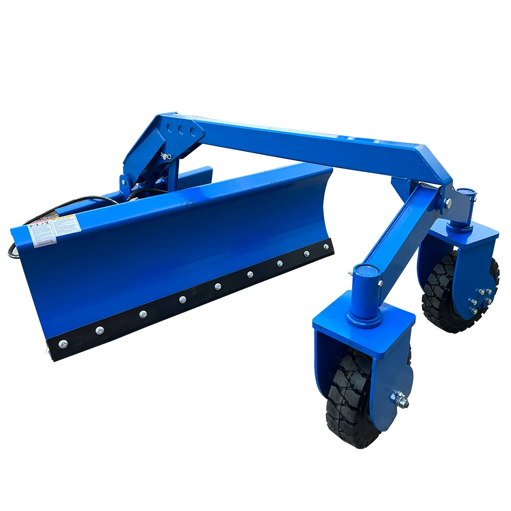 Hydraulic Grader Blade Articulated Wheel Loader With Skid Steer Loader ...