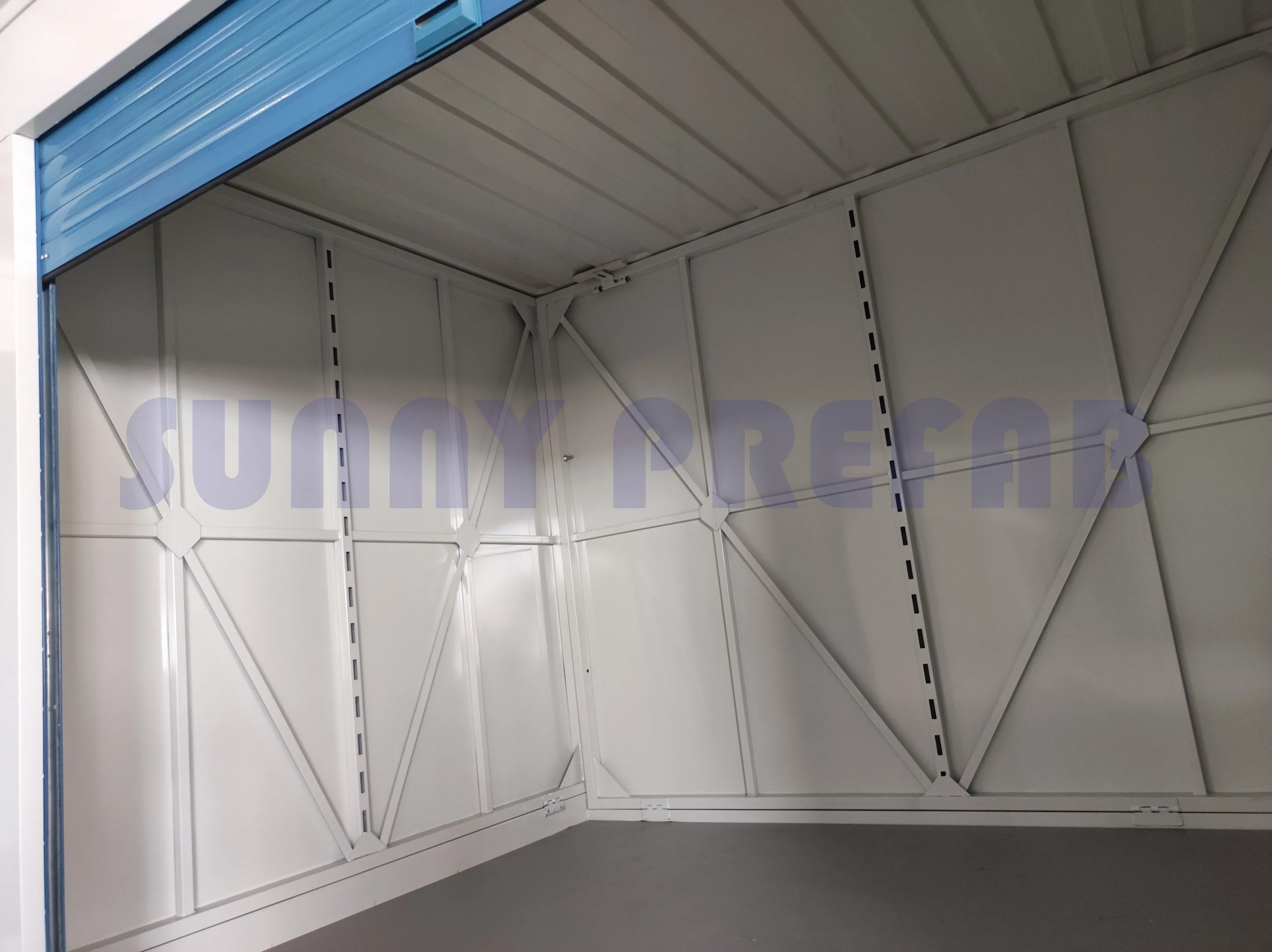 Steel 20ft Partitioned Prefab Container Storage Solutions