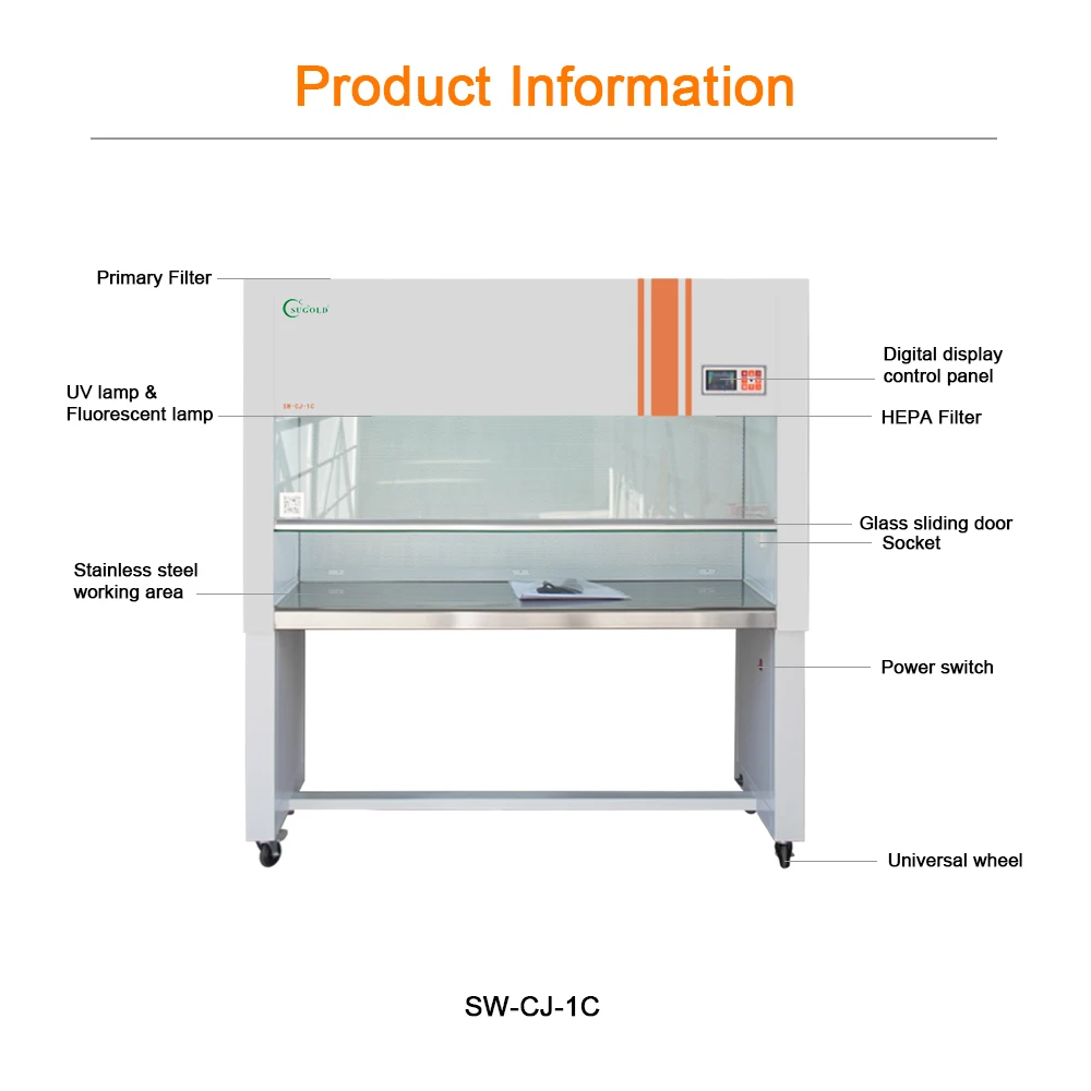 Iso 5 Laminar Flow Hood Laminar Flow Cabinet For Plant Tissue Culture ...