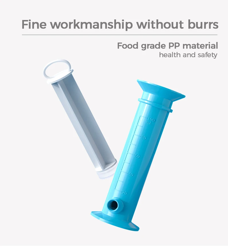 Portable Carry Outside Syringe Type Squeeze Baby Vegetables Fruit ...