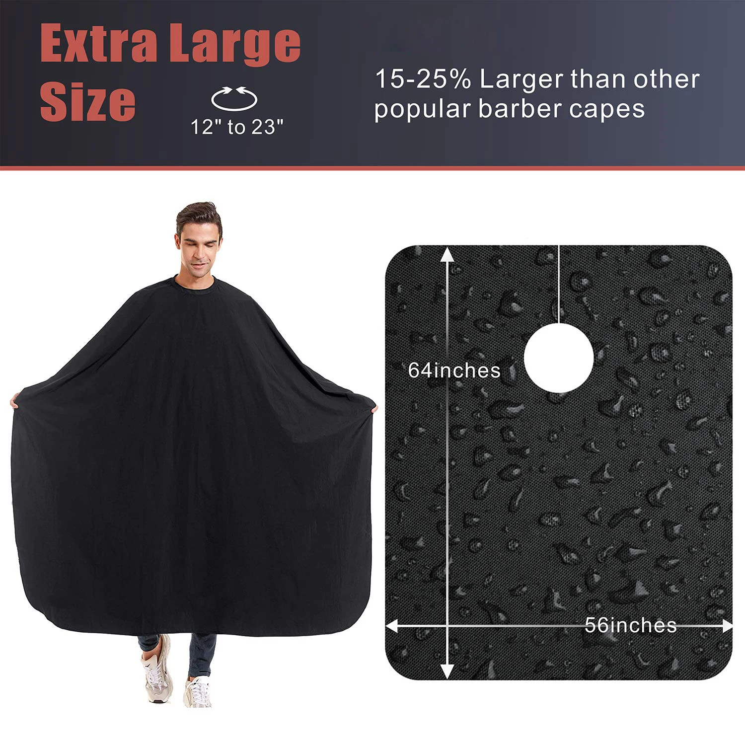 Professional Barber Cape - Water and Stain Resistant