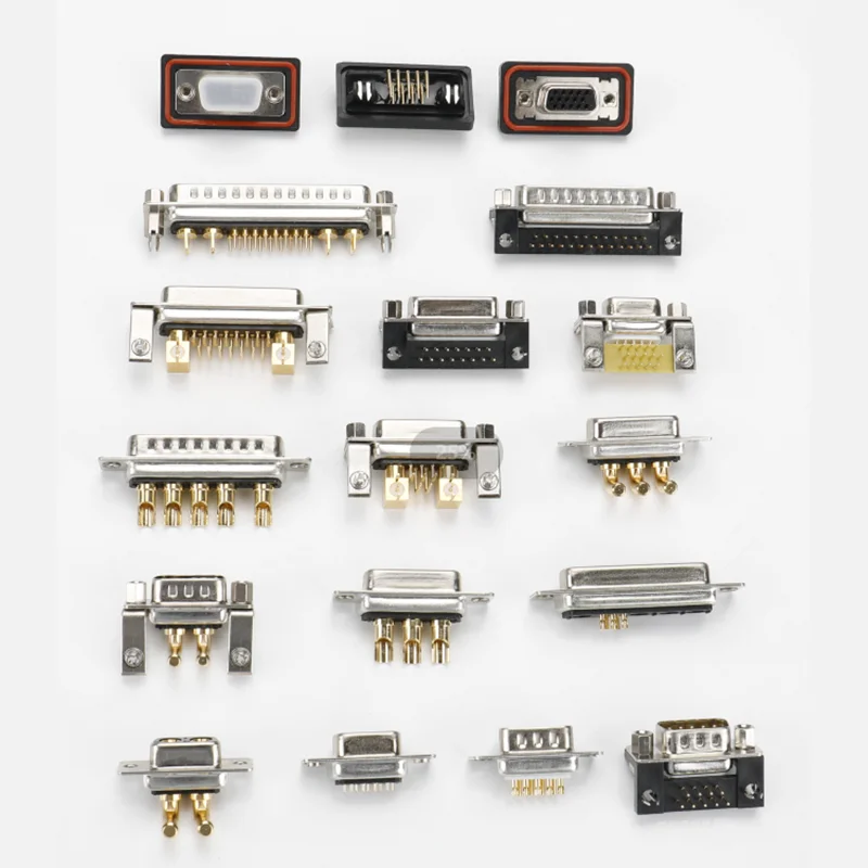 9 15 25 37 Pin 2W2 3V3 5W5 7W2 9W4 21W4 36W4 D-SUB Connector Male ...