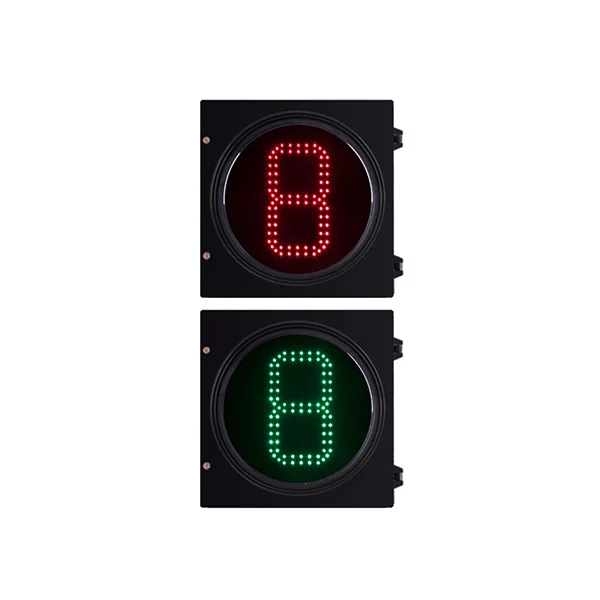 2 Digital LED Traffic Light Countdown Timer - Semafaro Digital