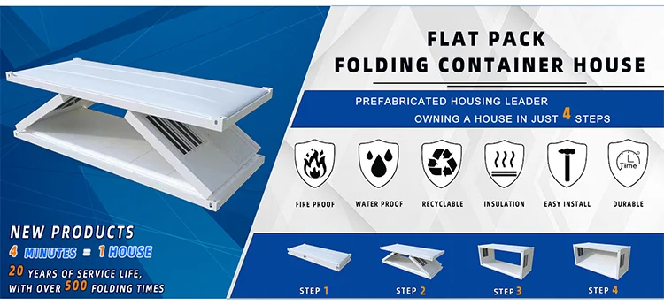 Folding House Container Home Container House Prefabricated 3 Bedroom ...