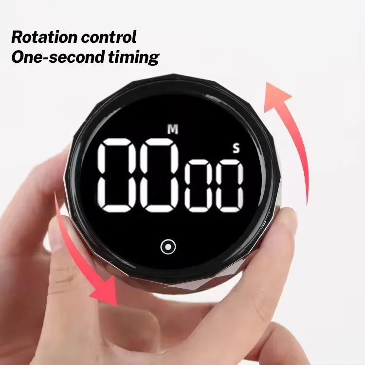 Large Led Display Rotatable Countdown Magnetic Cooking Timer Round ...