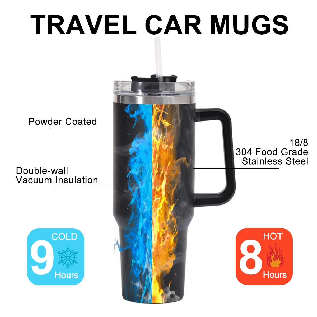 Wholesale Bulk 30oz Double Wall Tumbler 304 Travel Stainless Steel Vacuum Tumblers With Handle ...
