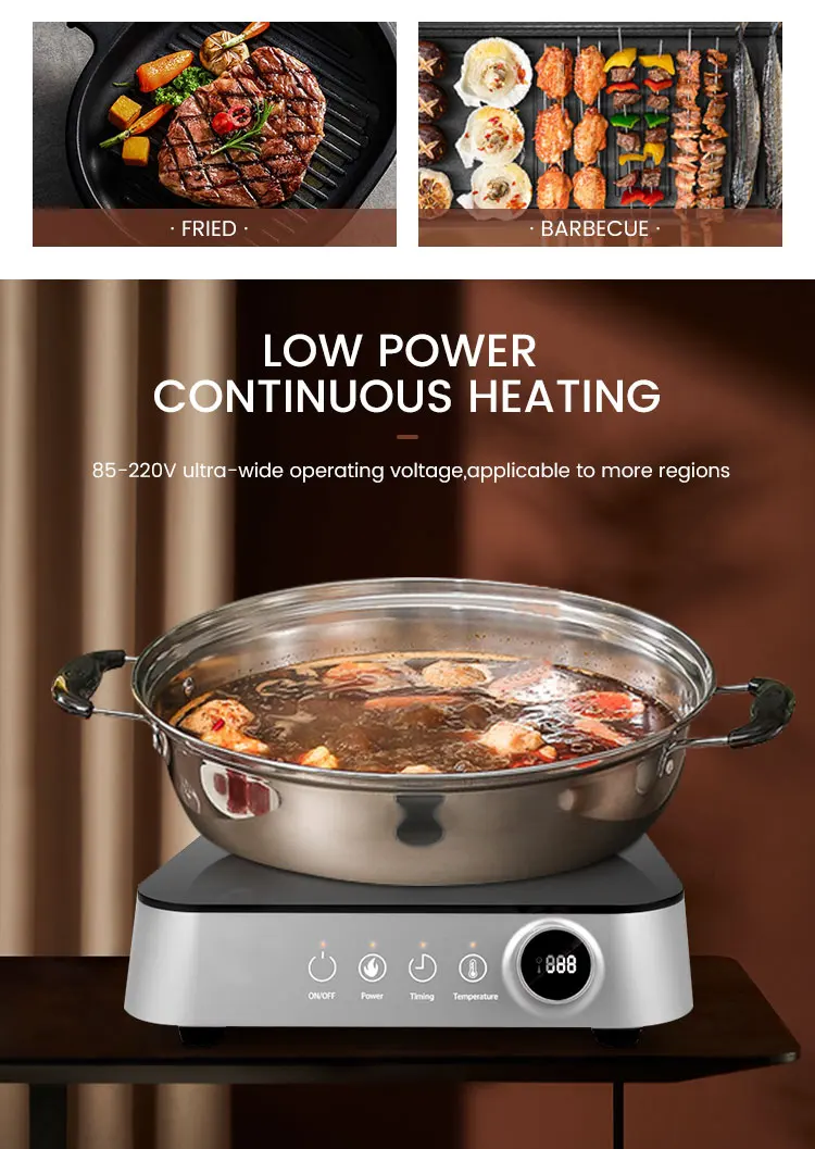 New Design Mini Induction Cooker 2200w Portable Induction Cooktop With ...