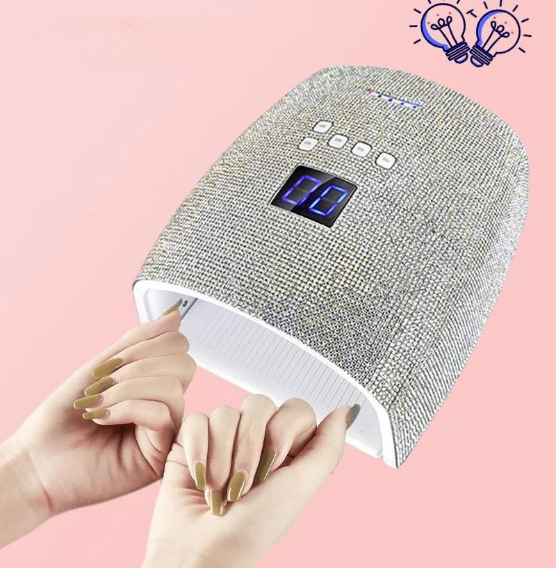Professional Nail Lamp 66w Rechargeable Nail Dryer with 4 Time Uv Led ...