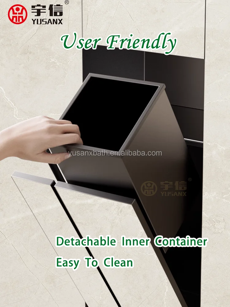 Concealed LED Light Waste Bin - Modern & Durable Solutions