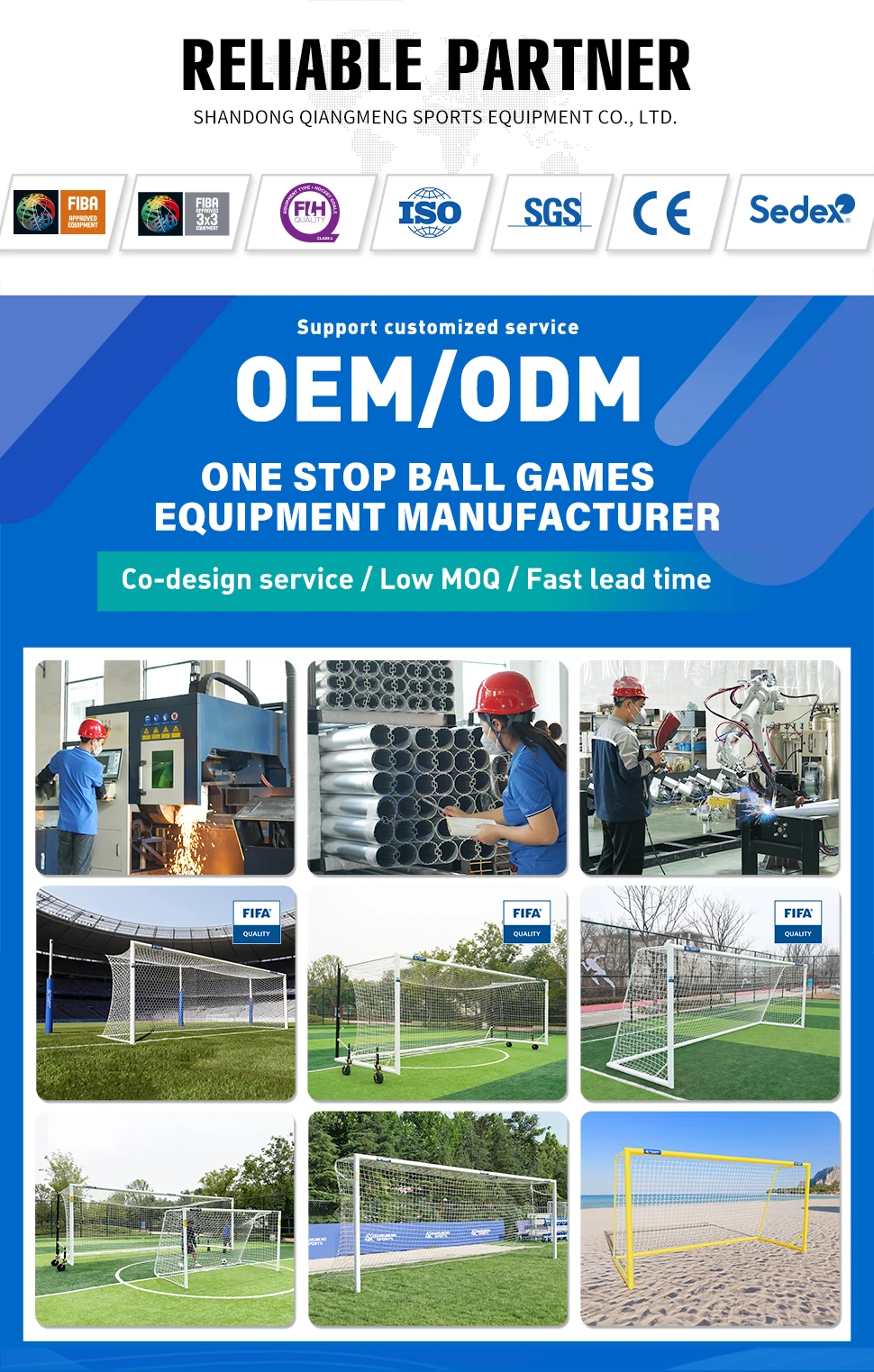 360 Degree Rotation Lever Lift Move Soccer Goal Frame Wheels Casters