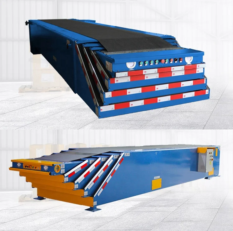 Mobile Transfer Container Retractable Belt Conveyors