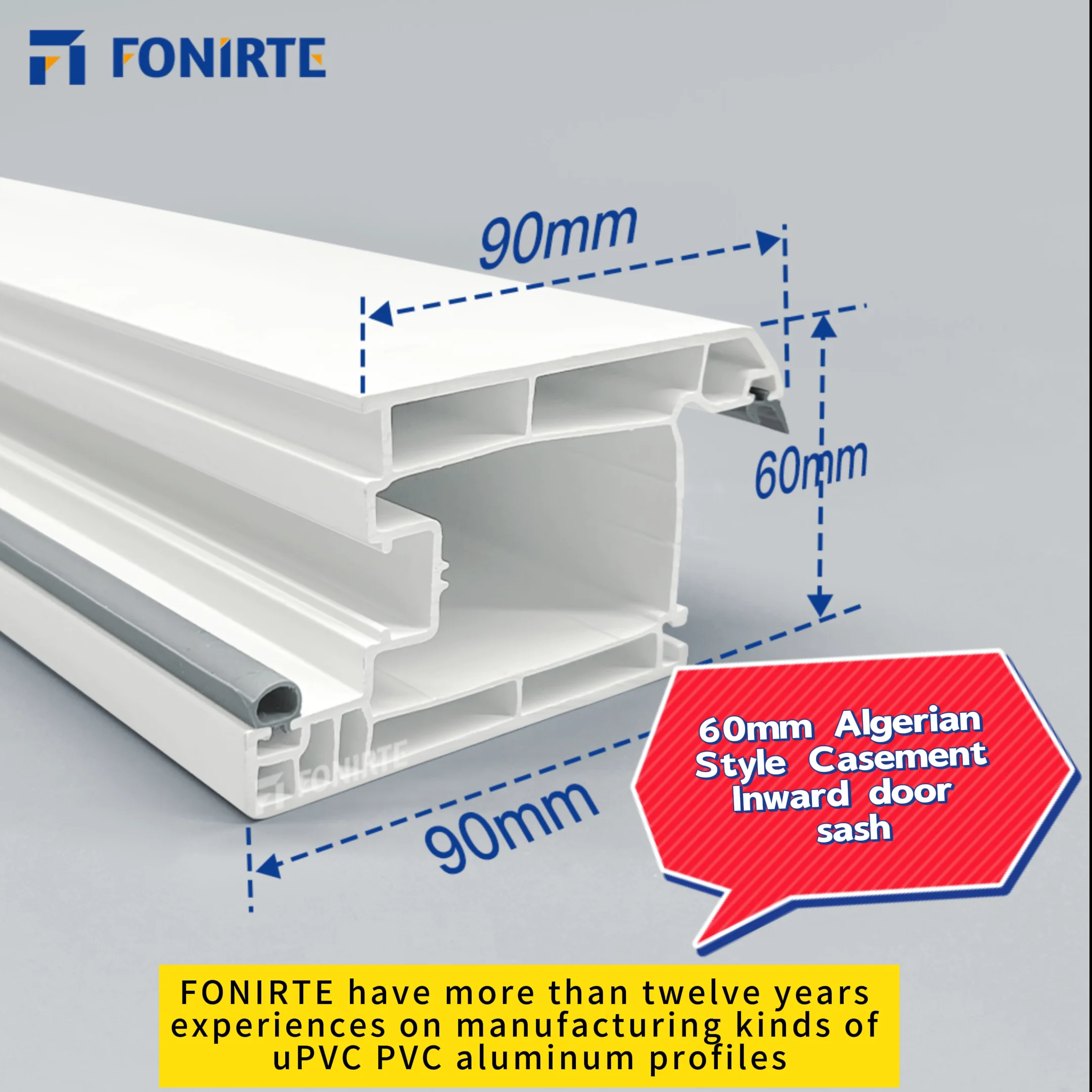Fonirte Pvc Upvc Windows Profile Extrusion Machine Low Price Cheap Price Plastic Upvc Windows ...
