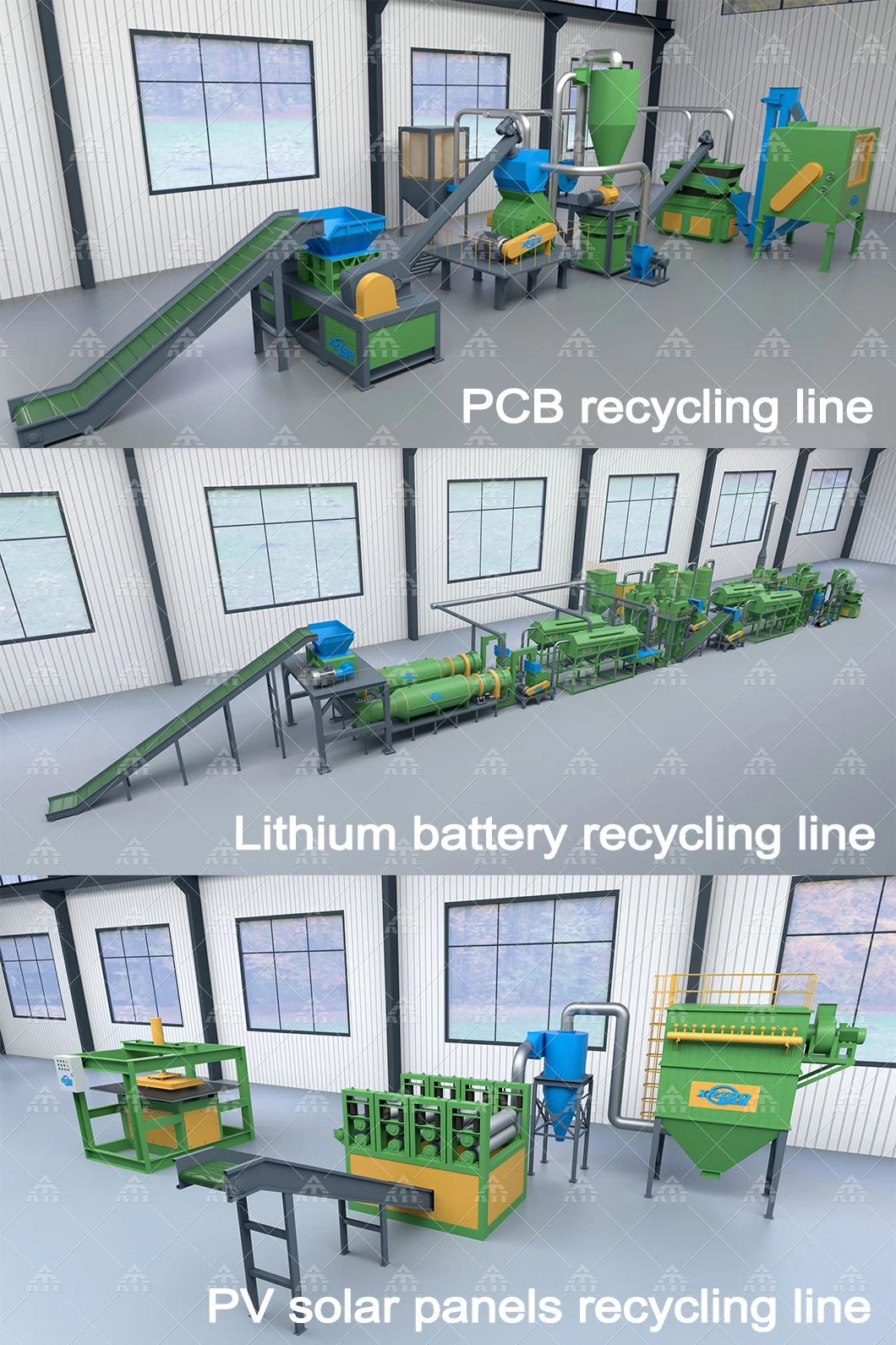 E Waste Computer Motherboard Pcb Recycling Line E Waste Pcb Circuit ...