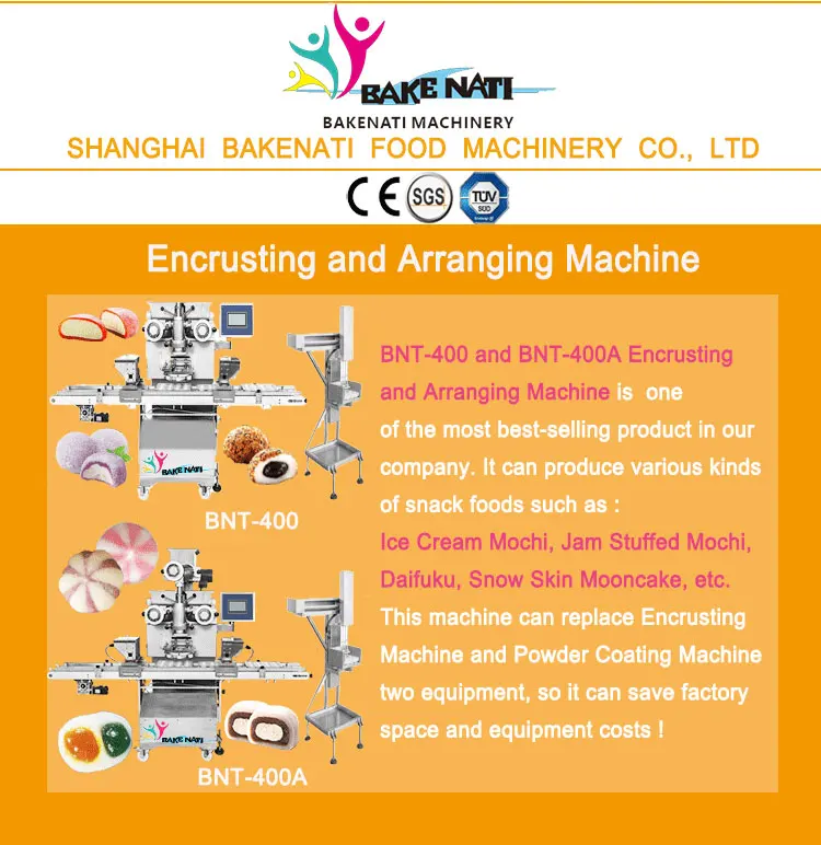 Bnt-400 Automatic Commercial Machines Mochi Ice Cream Maker Machine ...